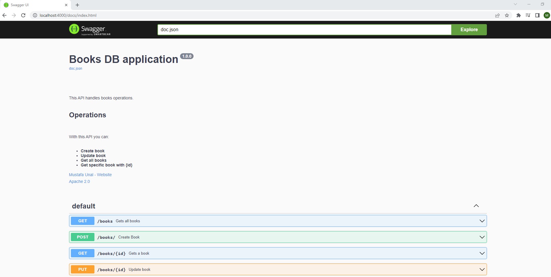 GitHub Bleakview goapiexample